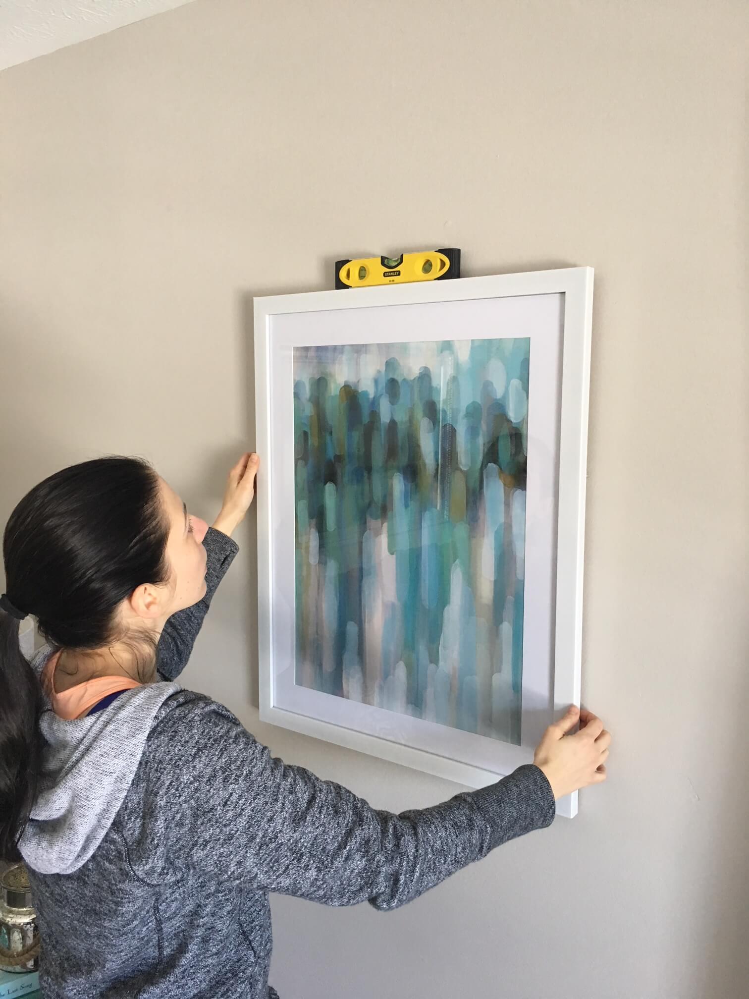 How to Hang Artwork - Lindsey Putzier