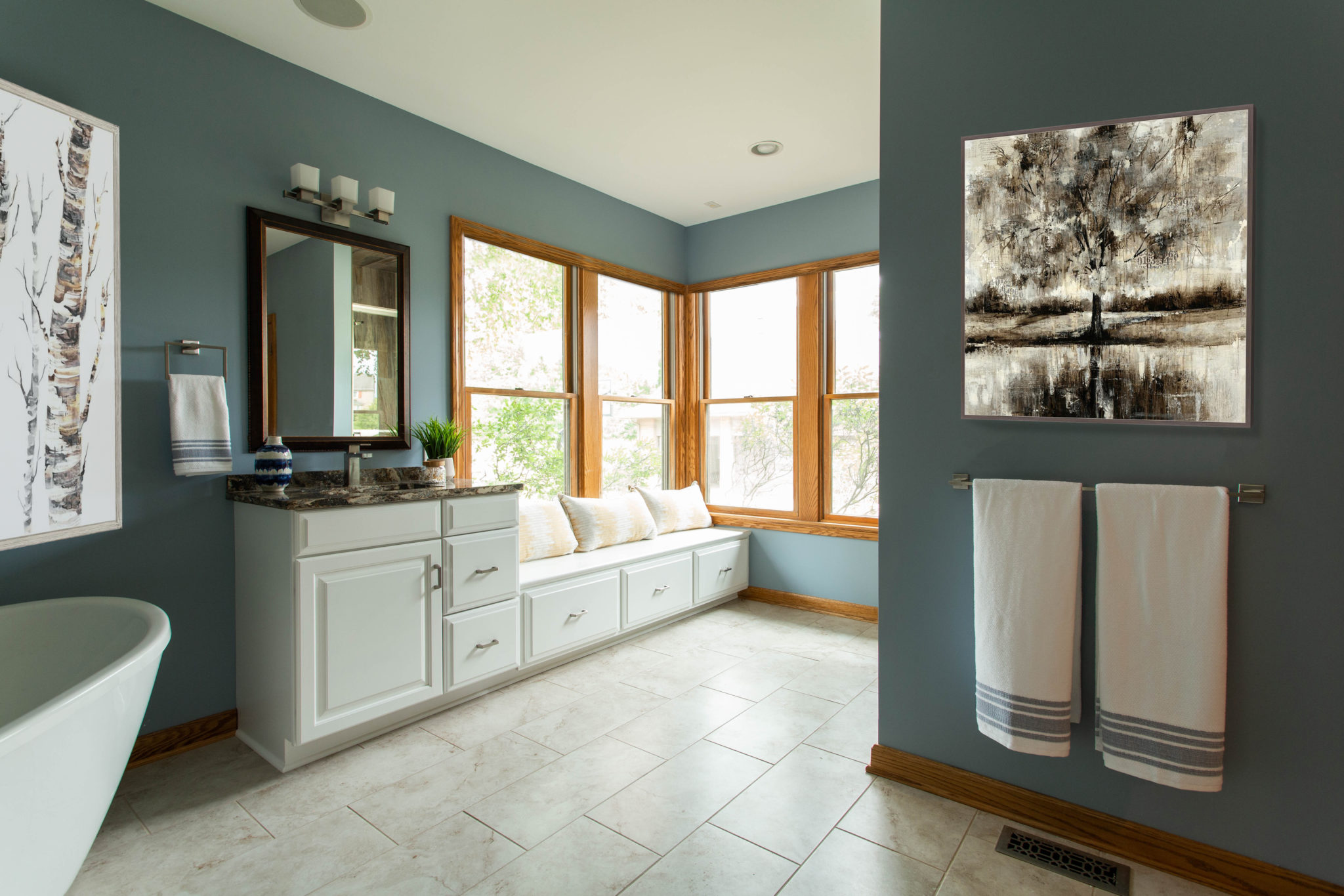 Decorating with Stained Trim & Cabinetry - Lindsey Putzier