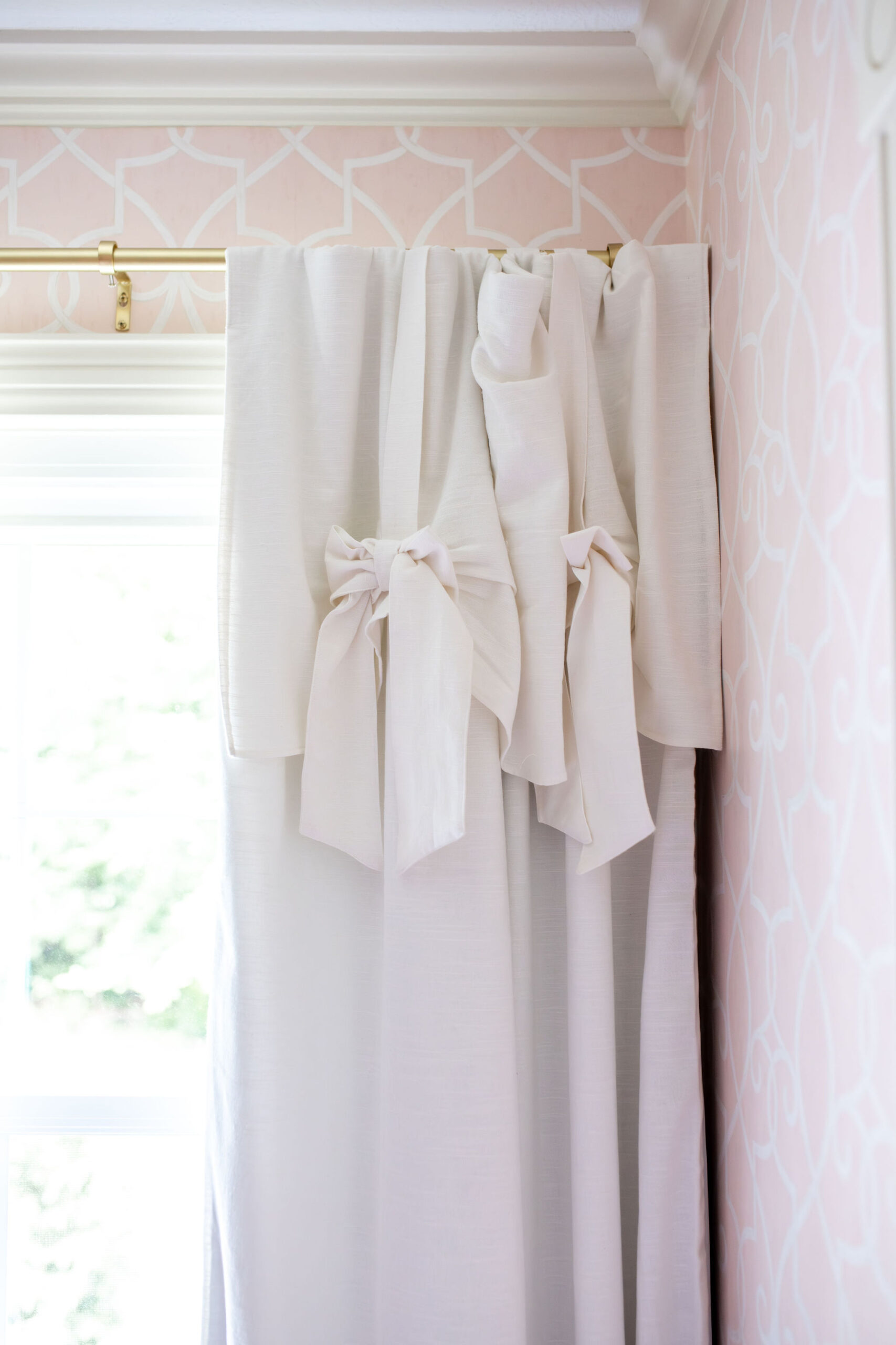 The Power of Wallpaper: Baby Girl's Room - Lindsey Putzier Design Studio